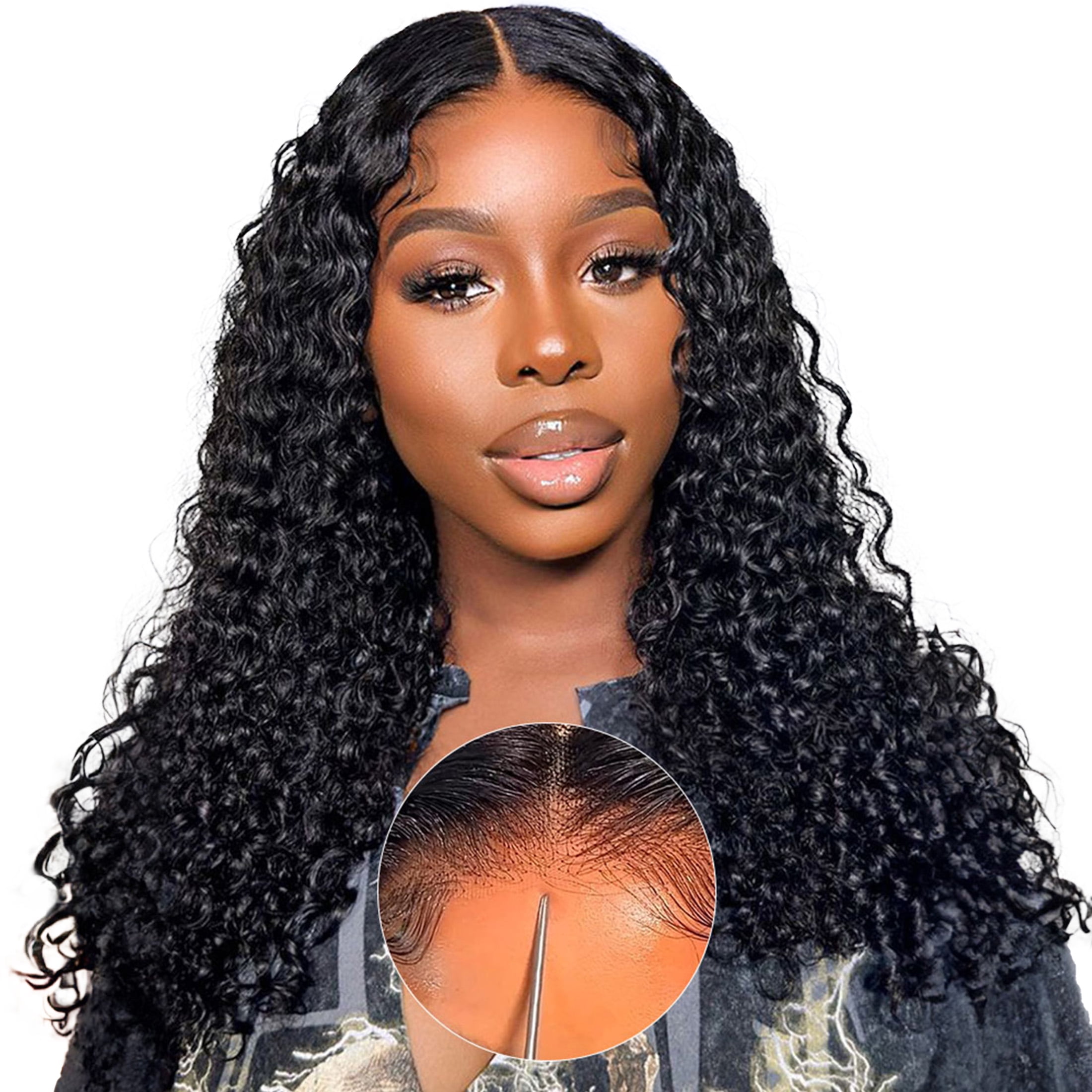 Ali Grace Wear and Go Glueless Wigs Human Hair,Pre Cut Lace No Glue,5X5 ...