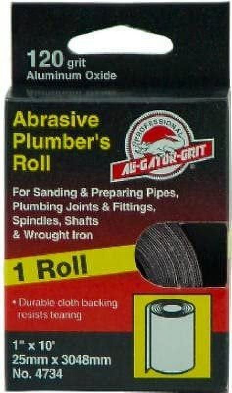 Ali Industries Plumber Sanding Roll 4733 - 180 Grit Sandpaper Roll - 1 ...