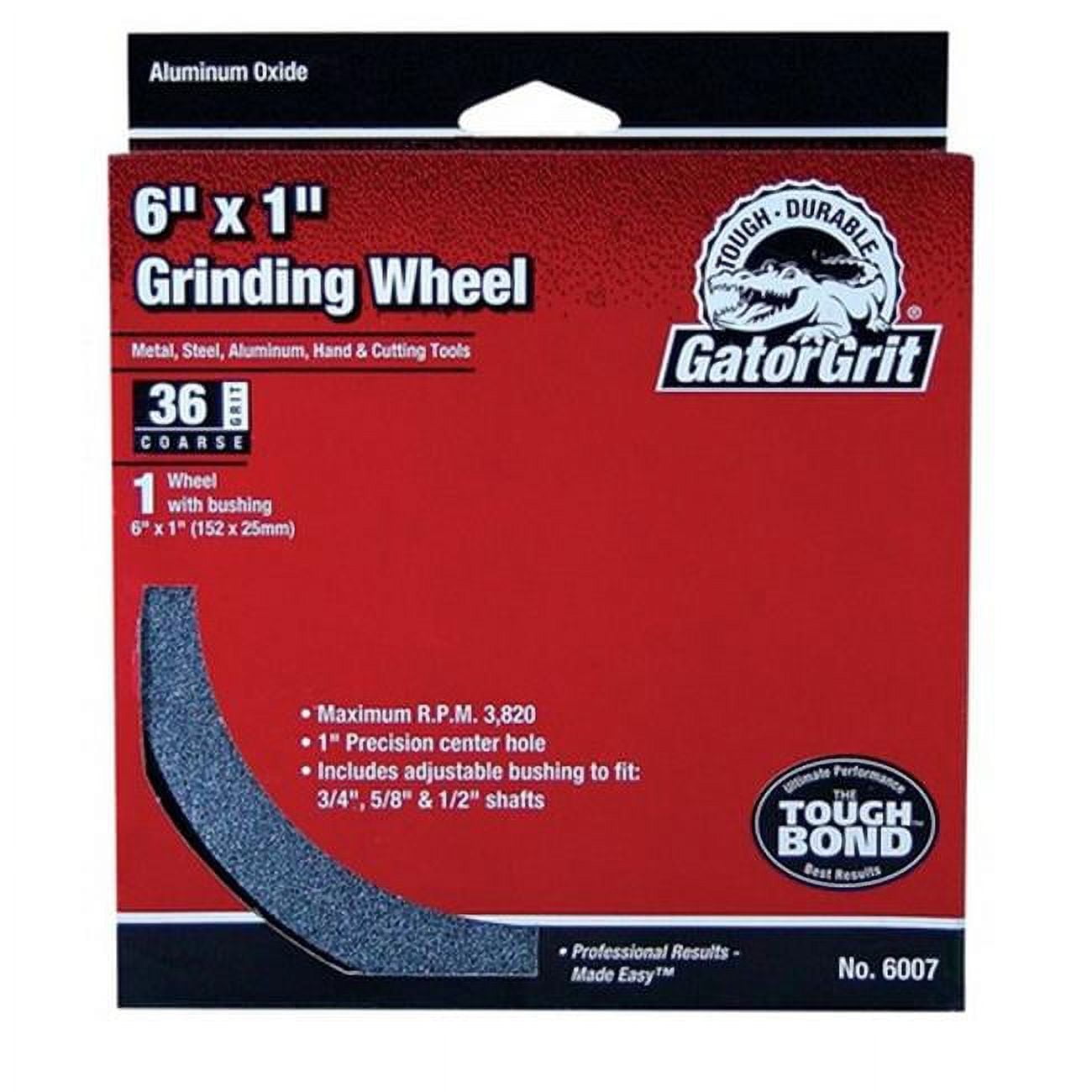 Ali Industries Arbor Grit Thick Grind Wheel 6007 - Walmart.com