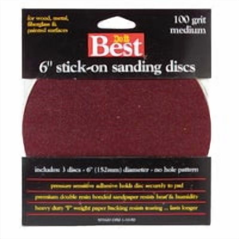 Ali Industries Do it Best Stick-On Sanding Disc - Pack of 10 - Walmart.com
