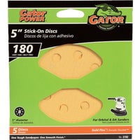 Ali Industries Gator 5 In. Stick-On Vented Sanding Disc - Pack of 10 ...