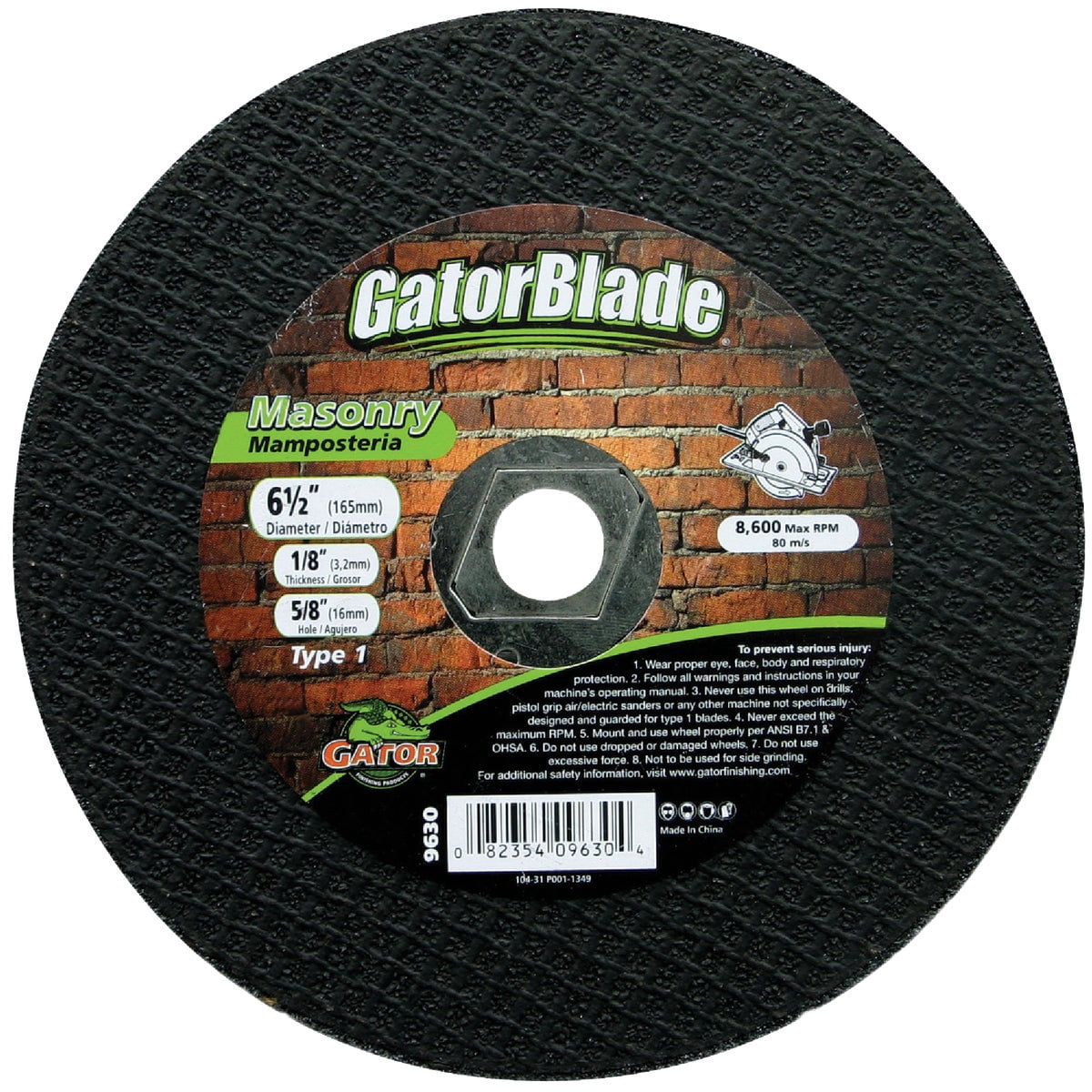 Ali Industries Gator Blade Type 1 Cut-Off Wheel - Pack of 8 - Walmart.com
