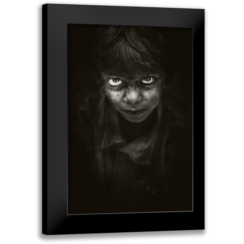 Ali, Naseem 17x24 Black Modern Framed Museum Art Print Titled - Angry ...