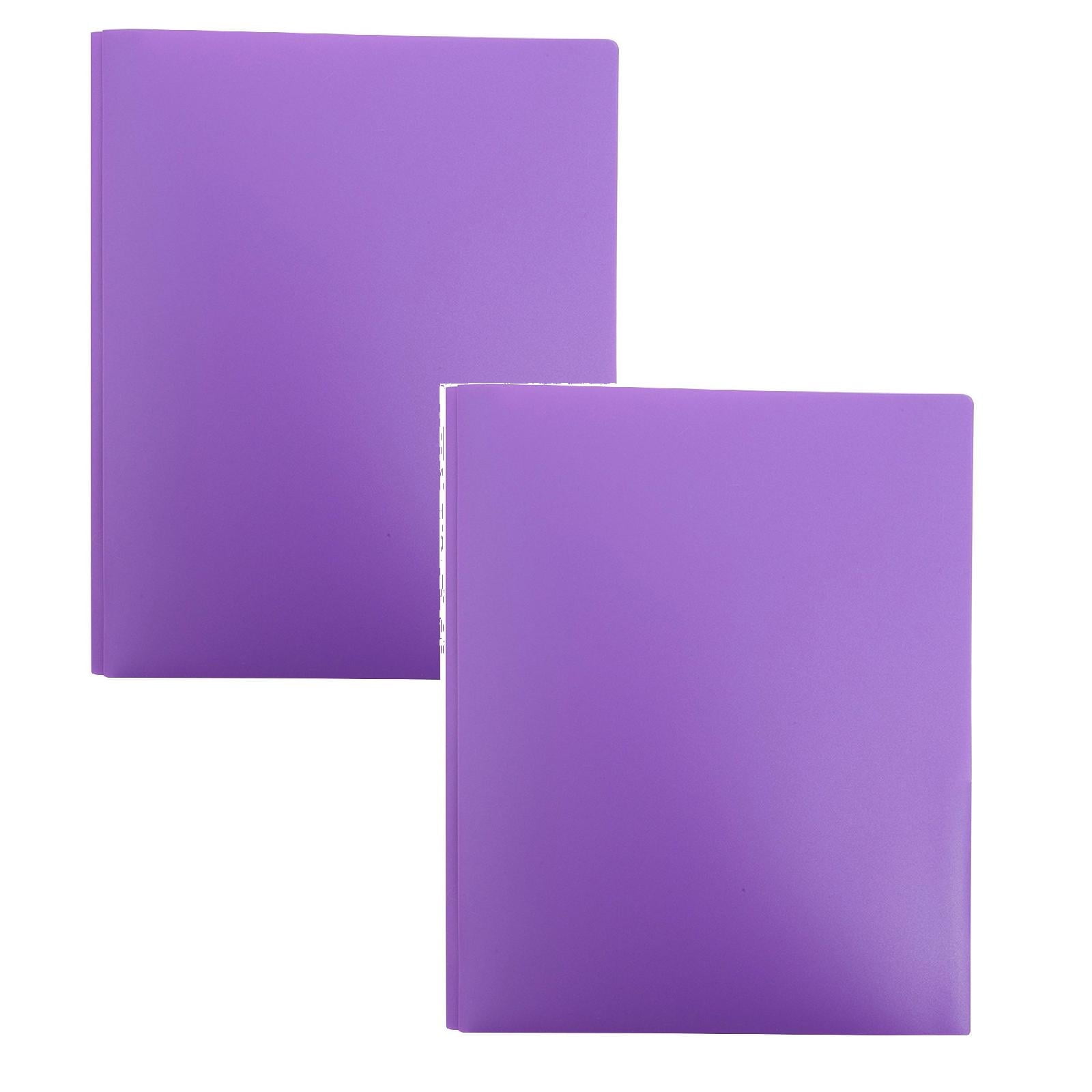 Alialene A4 Folder Tadpole Folder Purple , Colored Plastic Folder with ...
