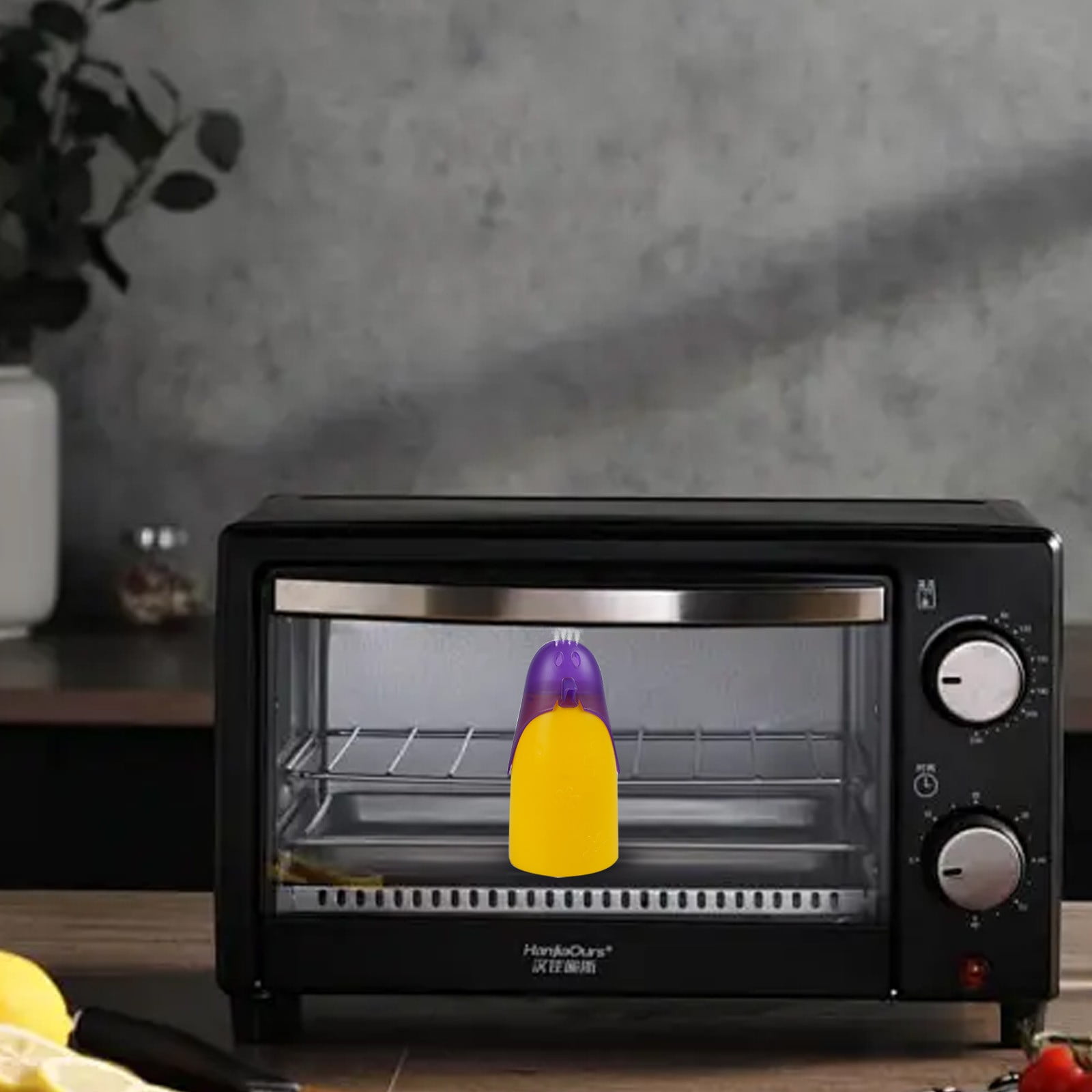 Alialene Microwave Cleaner 1 PCS Penguin Mama Microwave Cleaner Microwave Oven Steam Cleaner ...