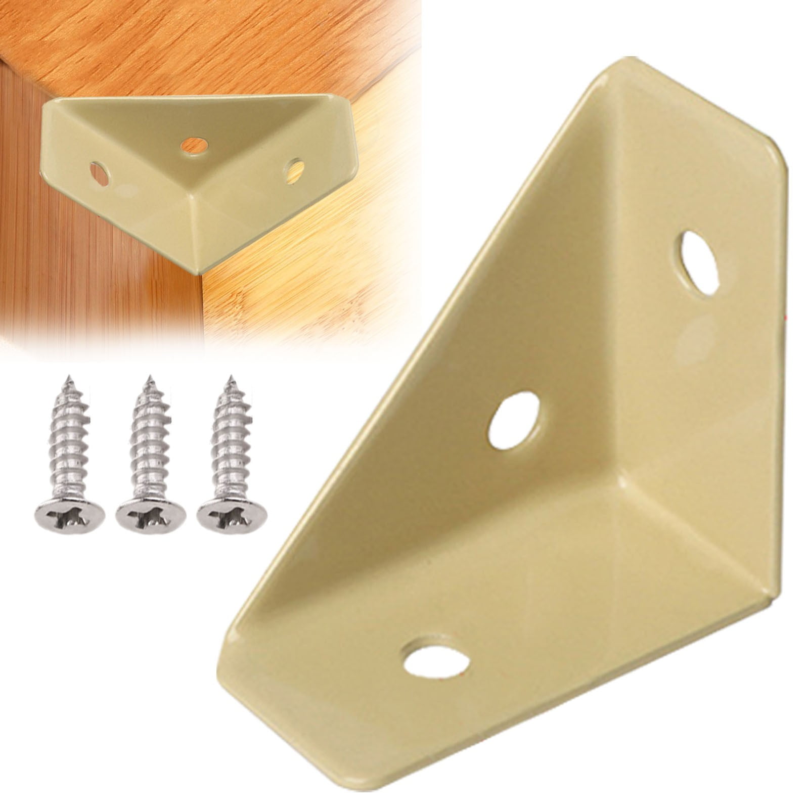 Alialene Triangular Corner Bracket Metal Corner Bracket Connector with ...