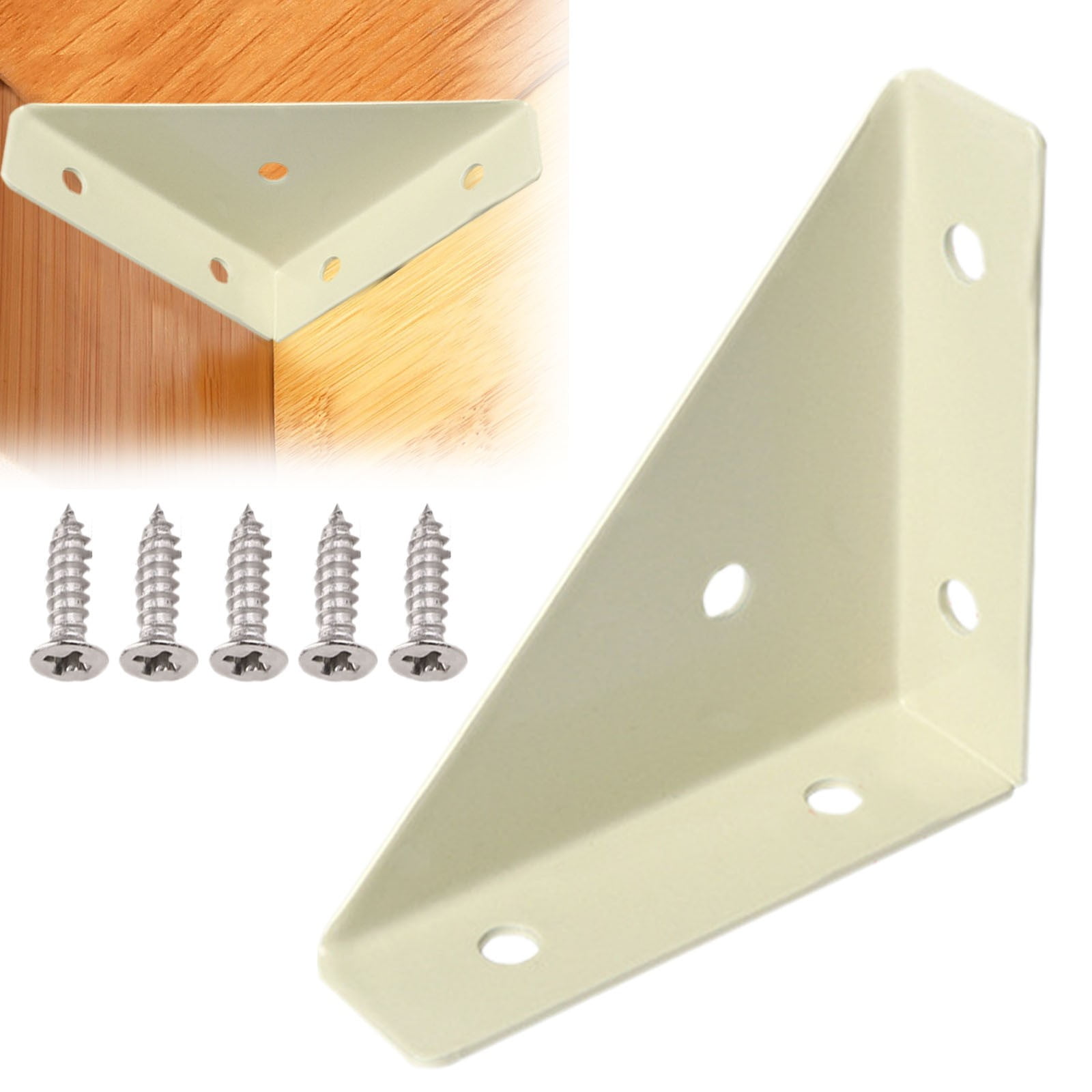 Alialene Triangular Corner Bracket Metal Corner Bracket Connector with ...