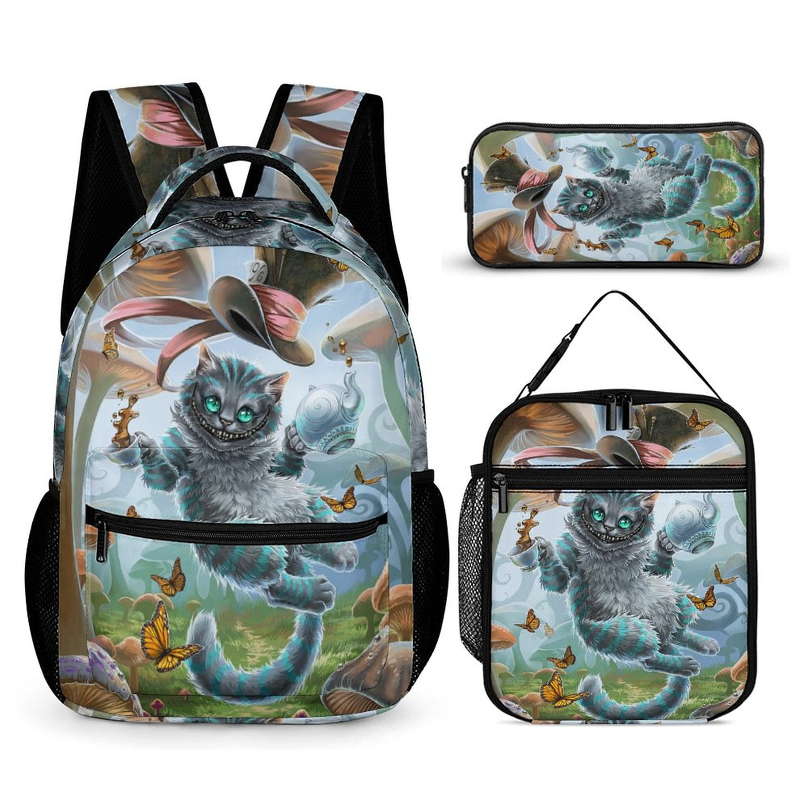Alice Au Pays Des Merveilles Lightweight Laptop Travel Backpack For ...