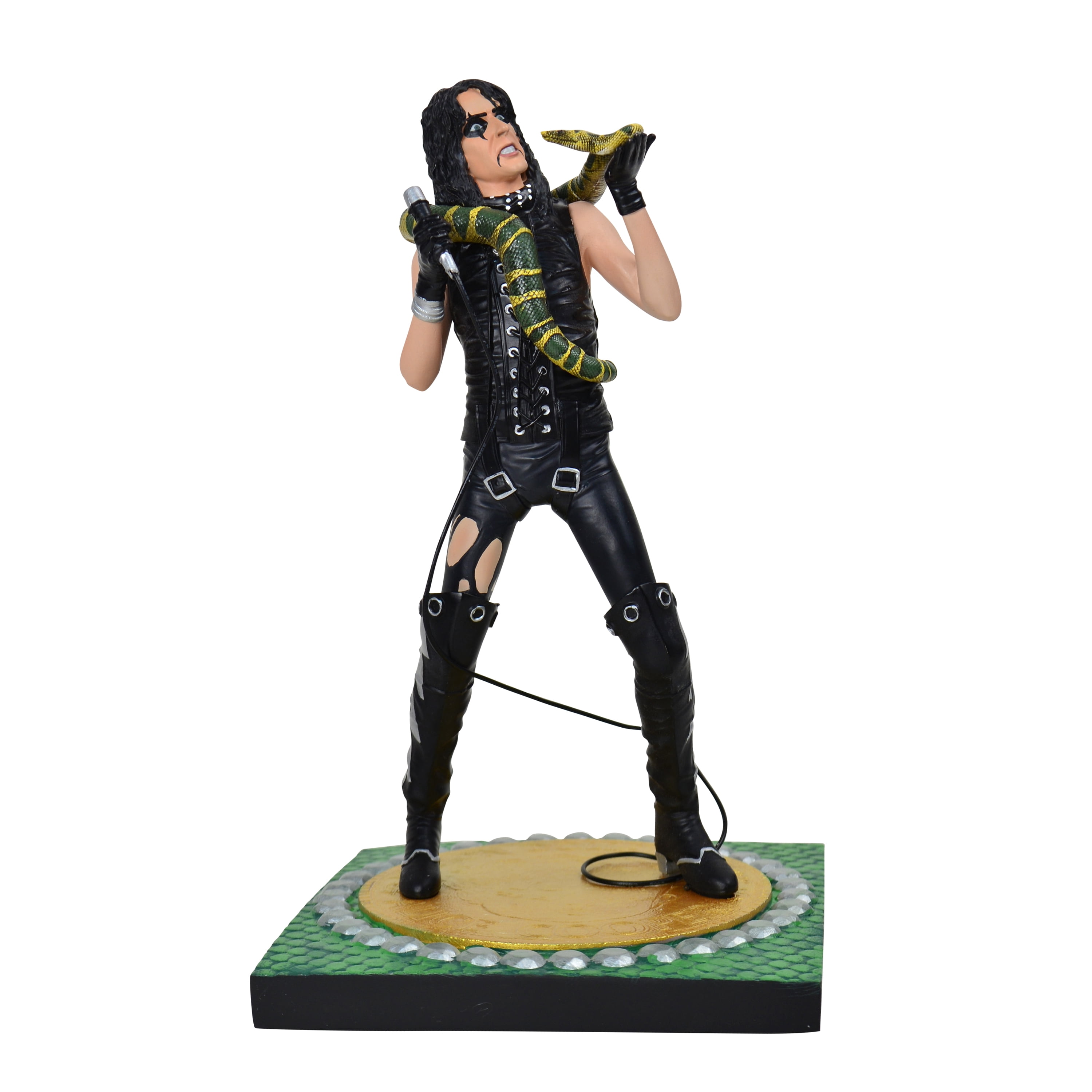 Alice Cooper 2017 KnuckleBonz Rock Iconz Alice Cooper Snake Statue #135 ...