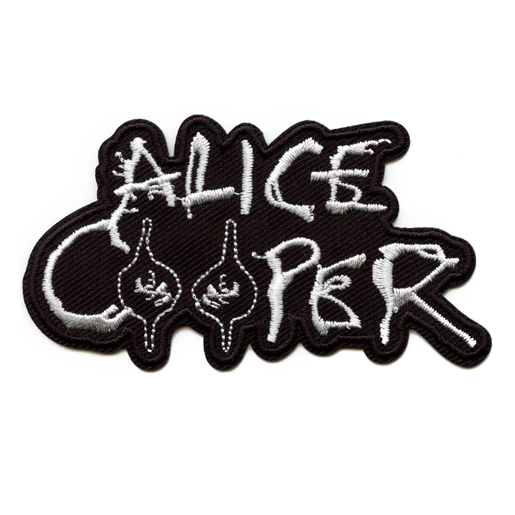 Alice Cooper Eyes Logo Patch Main Name Embroidered Iron On - Walmart.com