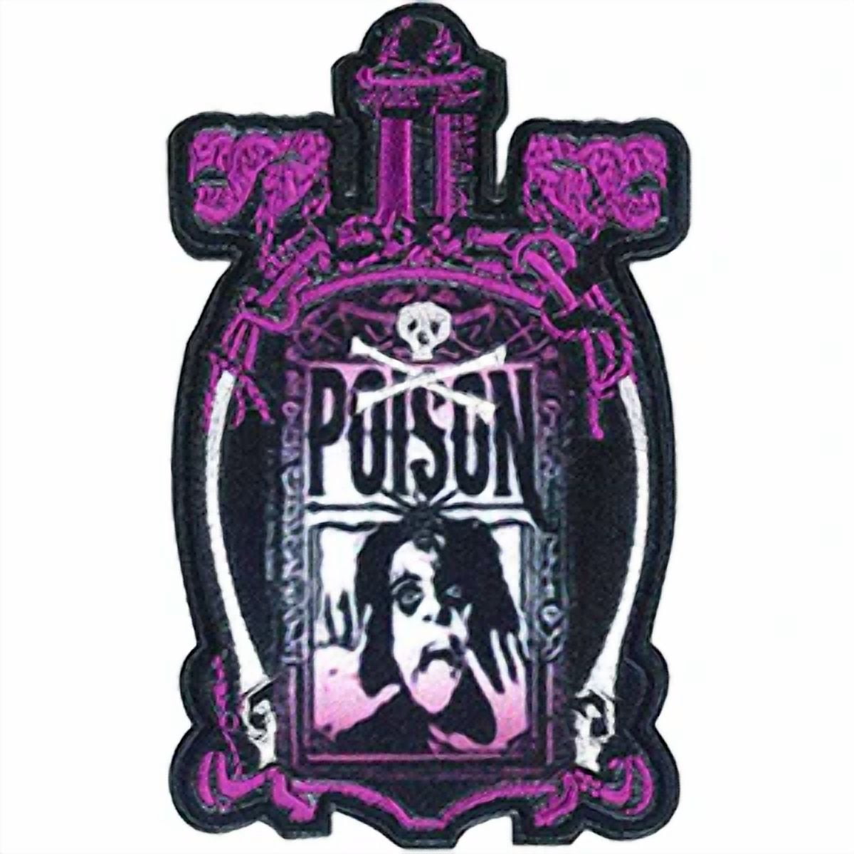 Alice Cooper Poison Bottle 2.3"x3.8" Patch - Walmart.com
