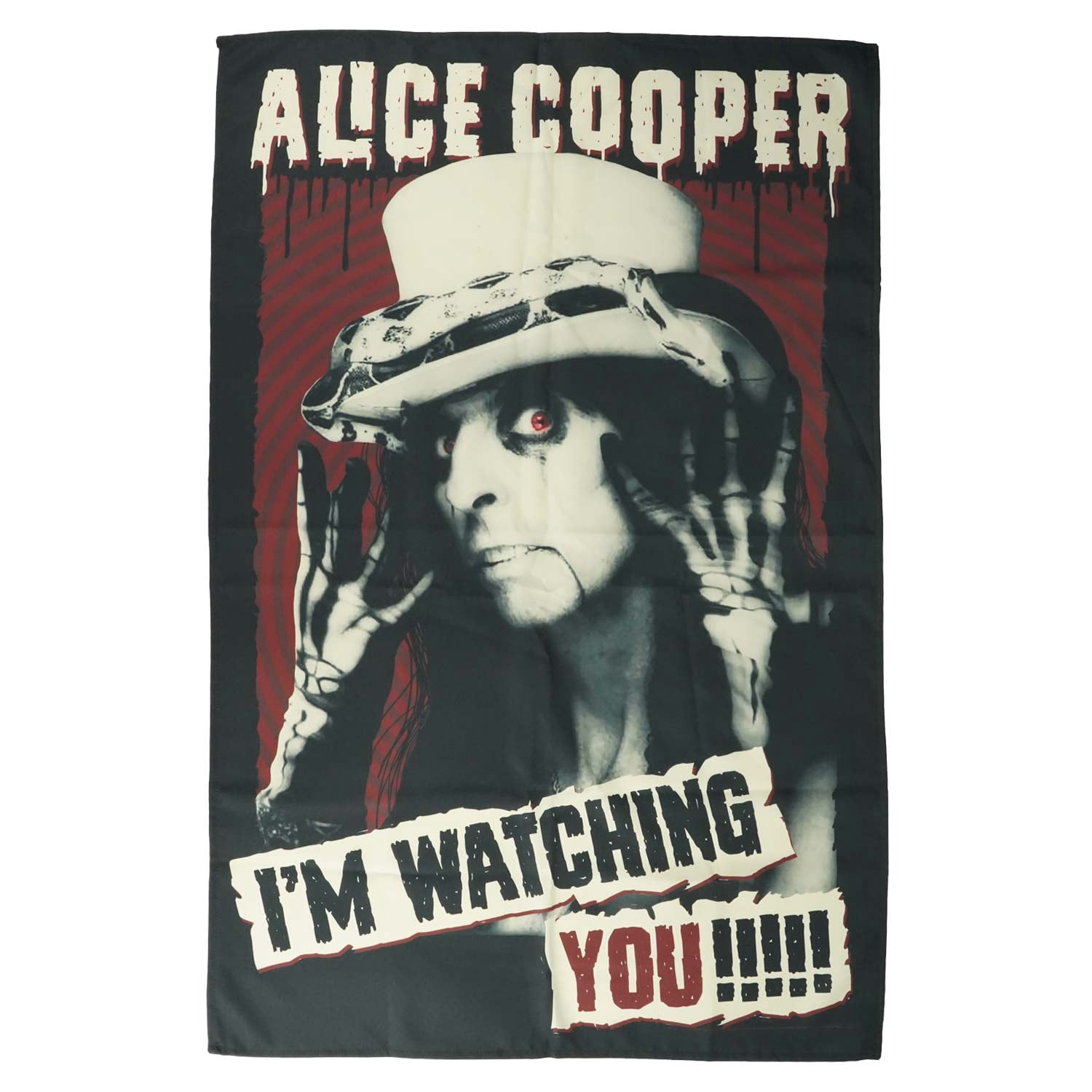 Alice Cooper I'm Watching You Textile Poster Flag - Walmart.com