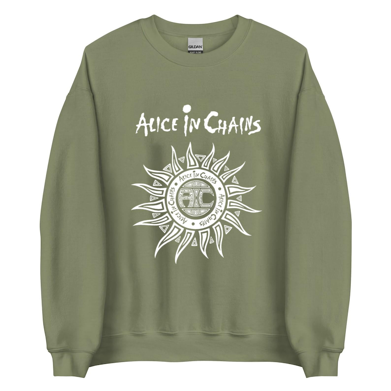 Alice In Chain Sun Logo Black White Unisex Tee Classic T-shirt-TH33935 ...