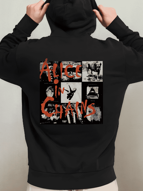 Alice In Chains 9 Different Album Cover Men's Rock Band Tour Merch ...