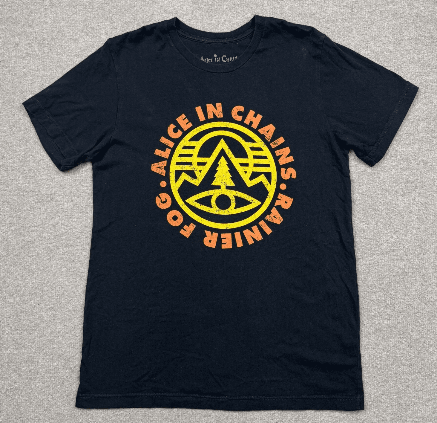 Alice In Chains Graphic T Shirt Men's Size M Black Short Sleeve Rock ...