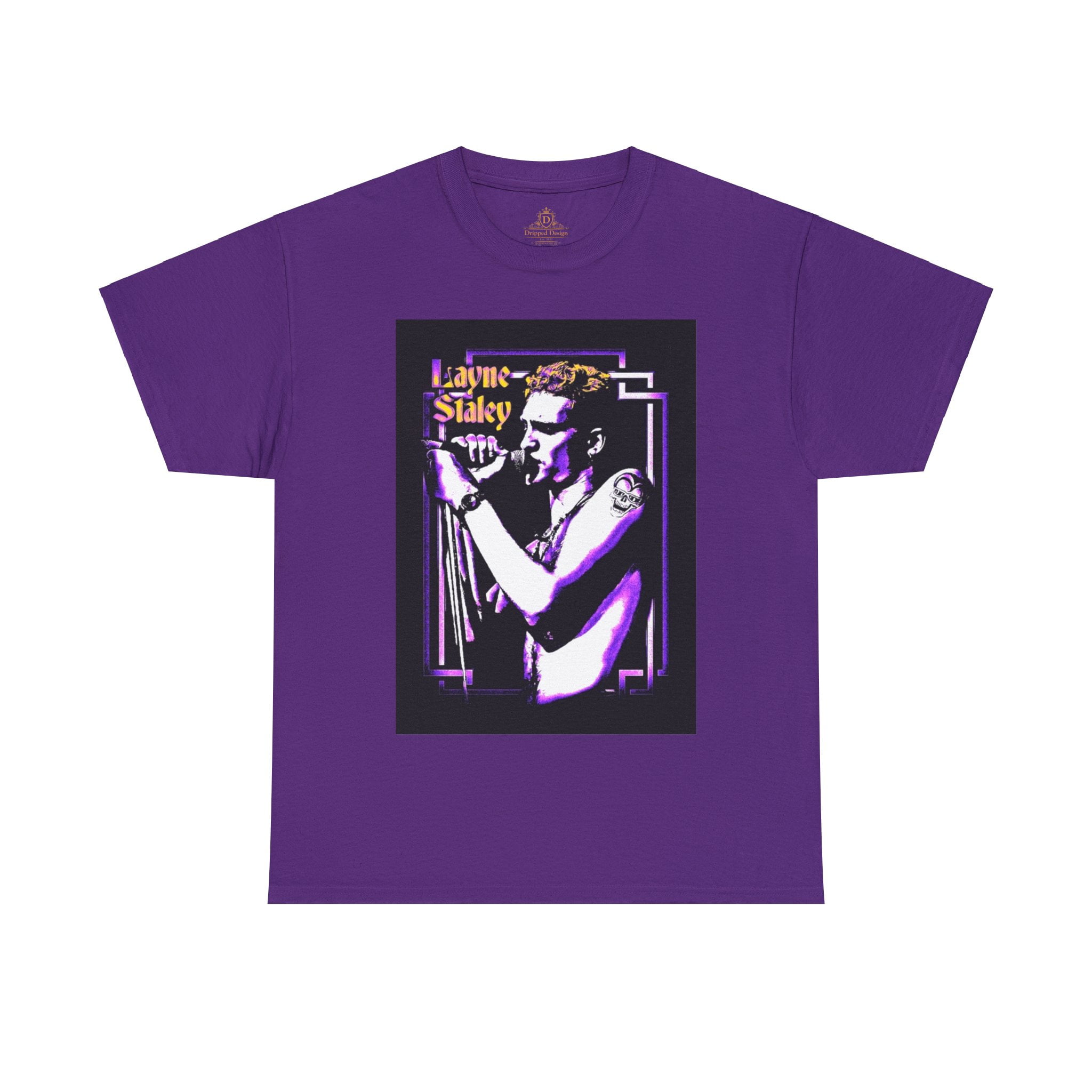 Alice In Chains Layne Staley Unisex Cotton T Shirt Tee Dripped Design