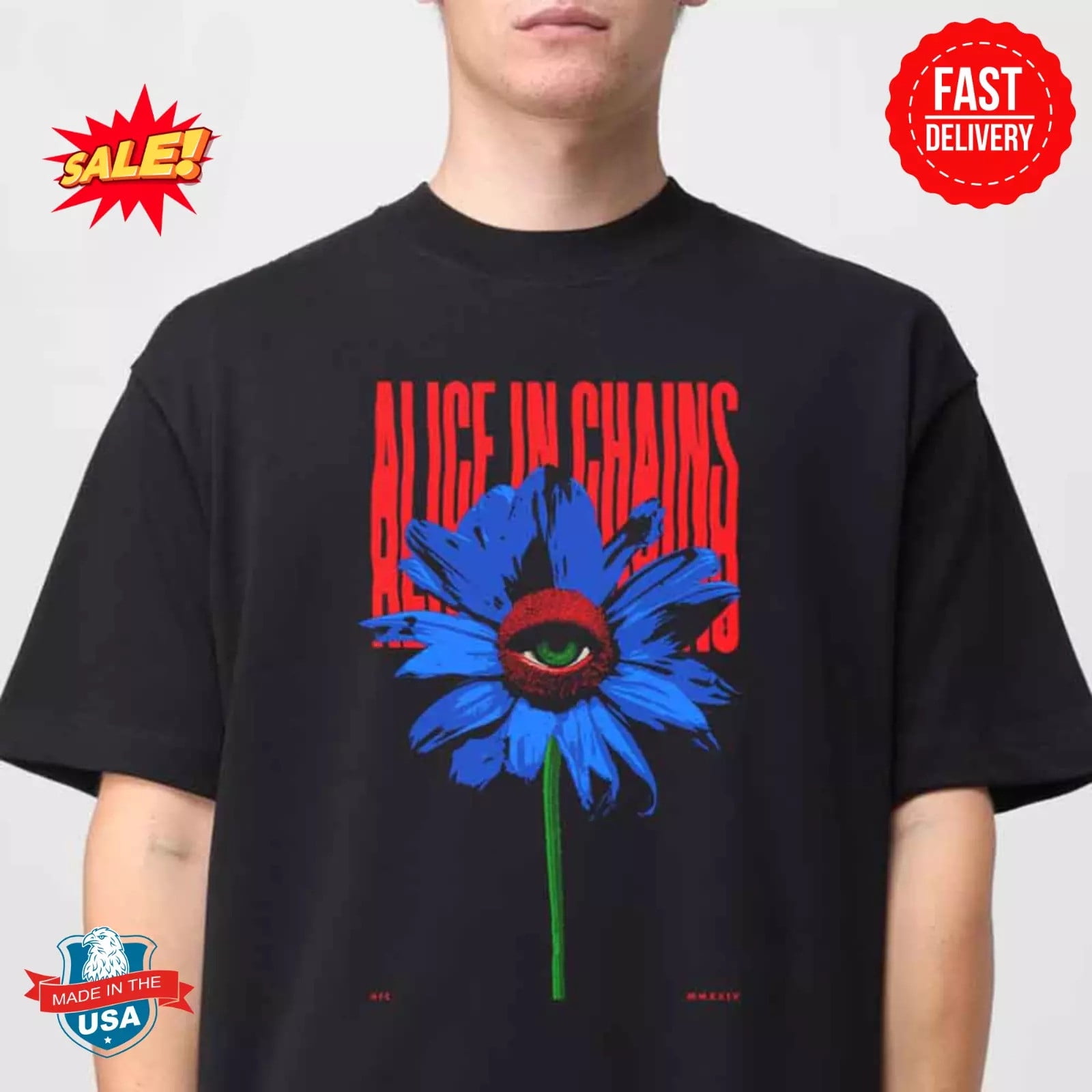 Alice In Chains One Eyed Daisy Classic T-Shirt HOT HOt New - Walmart.com