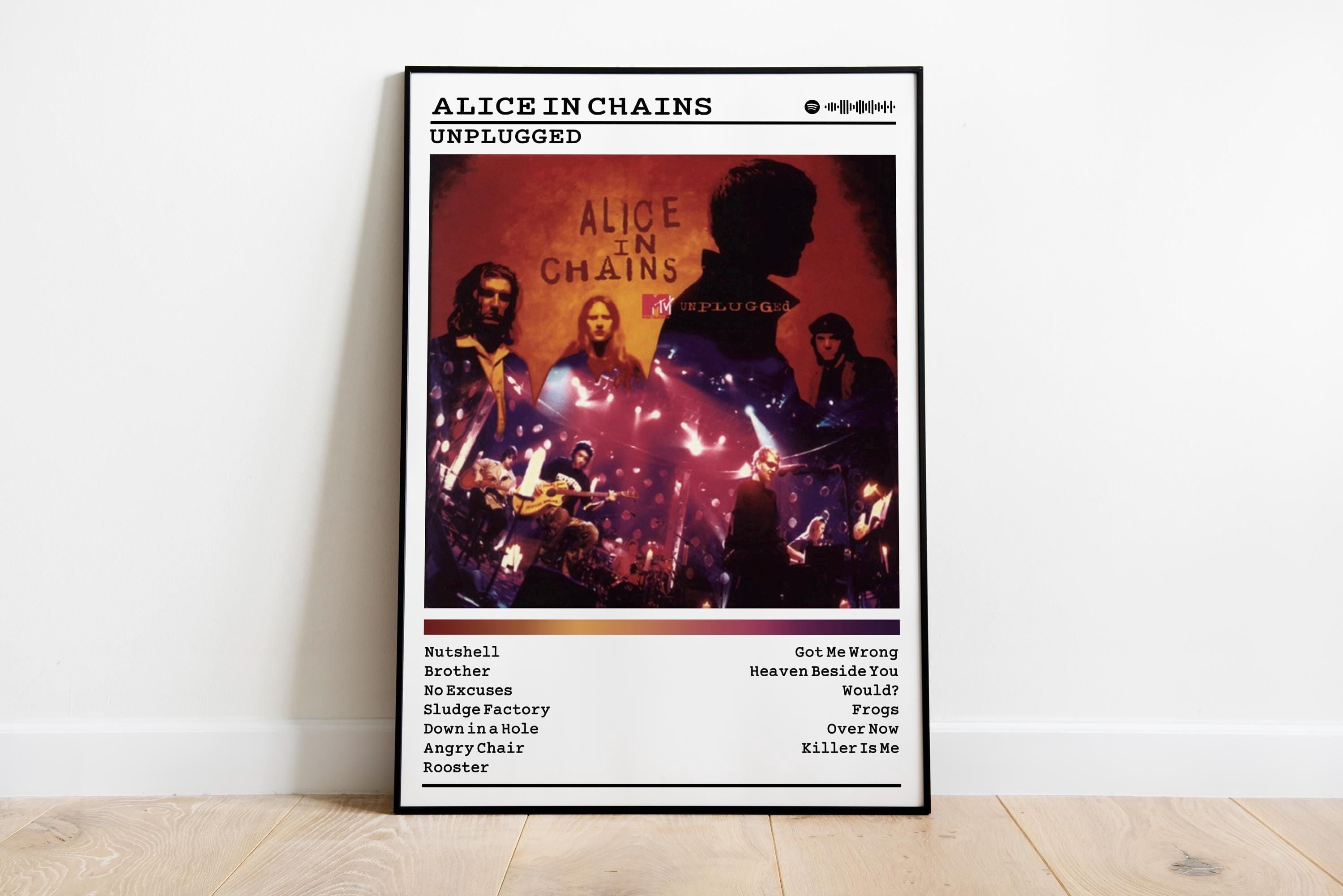 Alice In Chains Poster Unplugged Poster Album Cover Poster Prints Wall ...