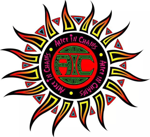 Alice In Chains Sticker Logo Phone Decal Water Bottle Stickers Car ...