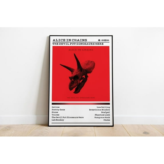 Alice In Chains, The Devil Put Dinosaurs Here, Album Cover Prints, Wall ...
