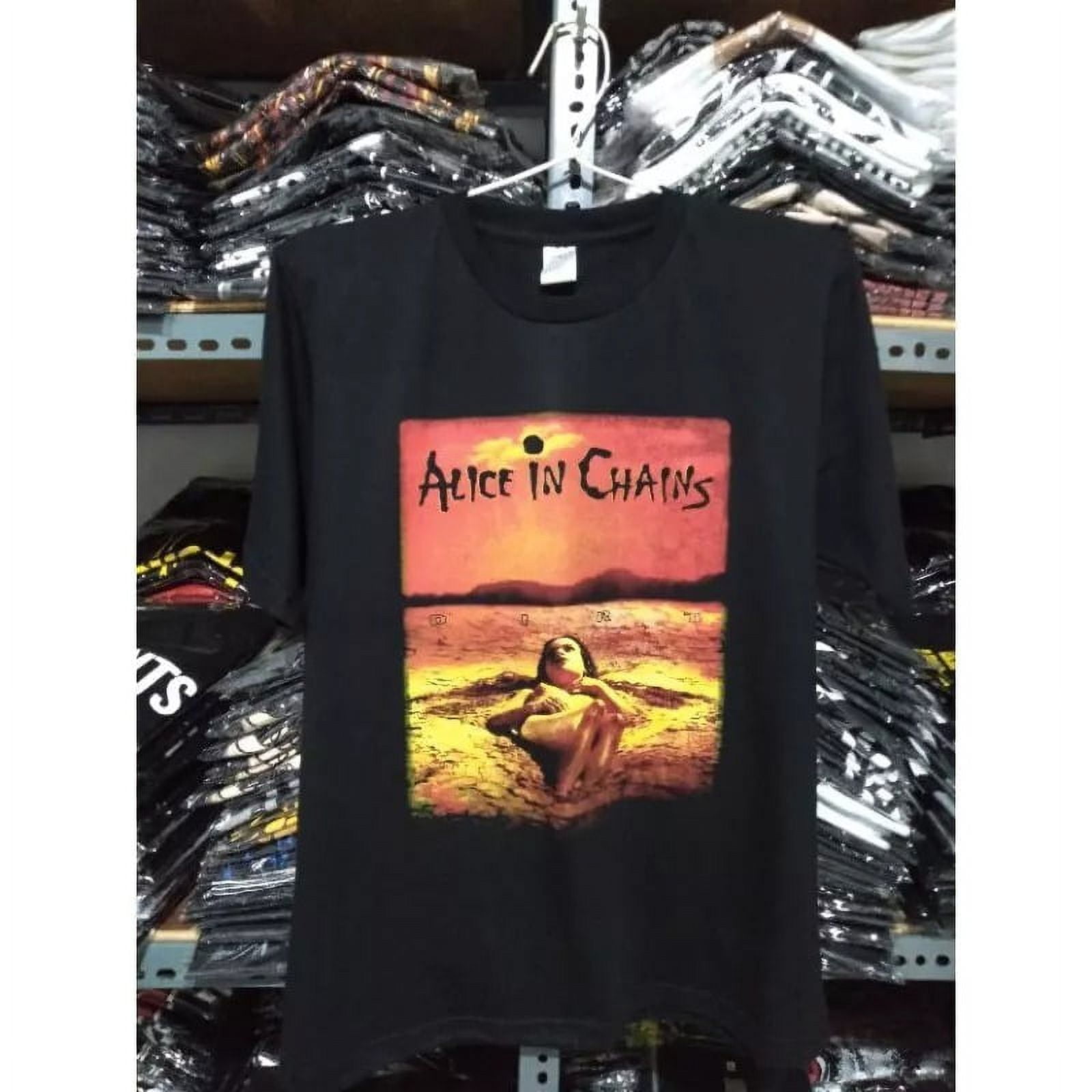 Alice In Chains band Dirt Albums basic black 90s T shirt classic ...