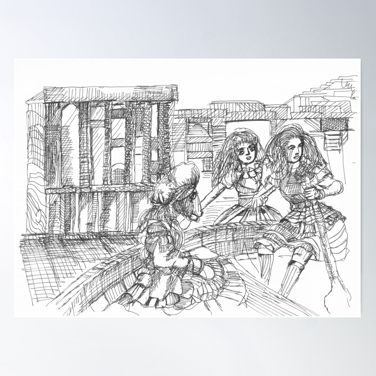 Alice In The Row Boat, Teresatown At Redbubble, 2020 Poster Wall Art ...