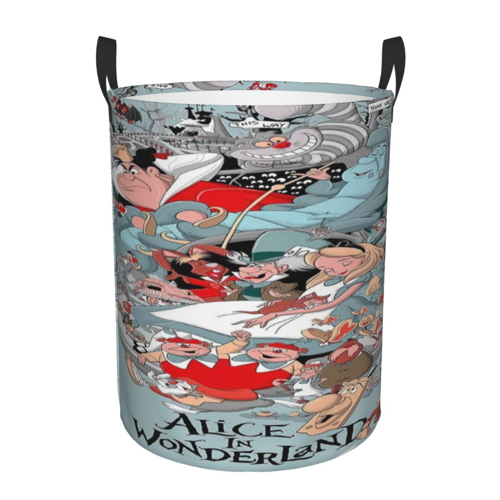 Alice in Wonden-Lan Laundry Hamper Laundrys Basket Large Waterproof ...