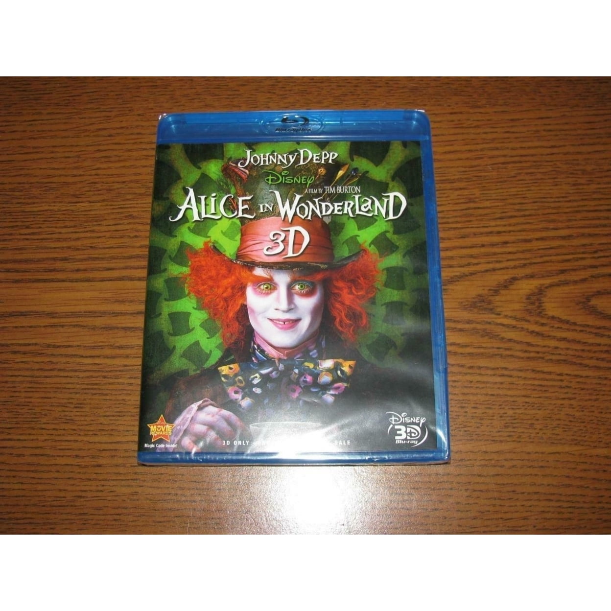 Alice In Wonderland 3D NEW SEALED Blu-Ray DVD Johnny Depp - Walmart.com
