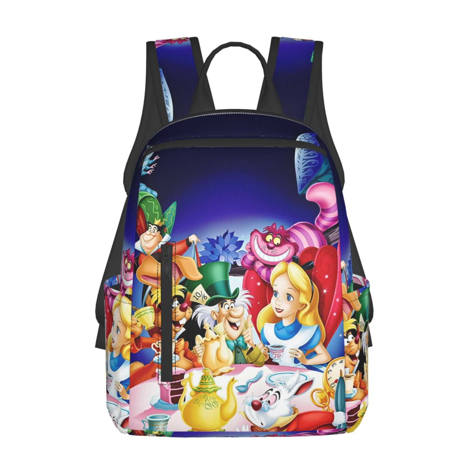 Alice In Wonderland Backpacks Bookbag Casual Daypack For Travel Camping ...