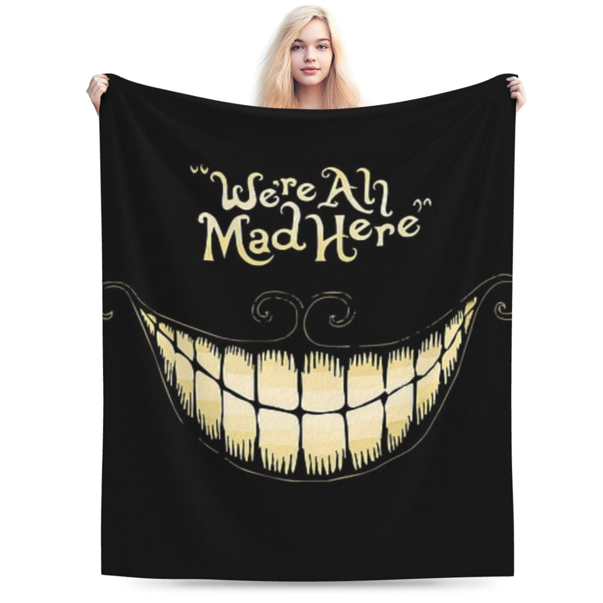 Alice In Wonderland Blanket, Super Soft Throw Blanket for Bed Couch ...