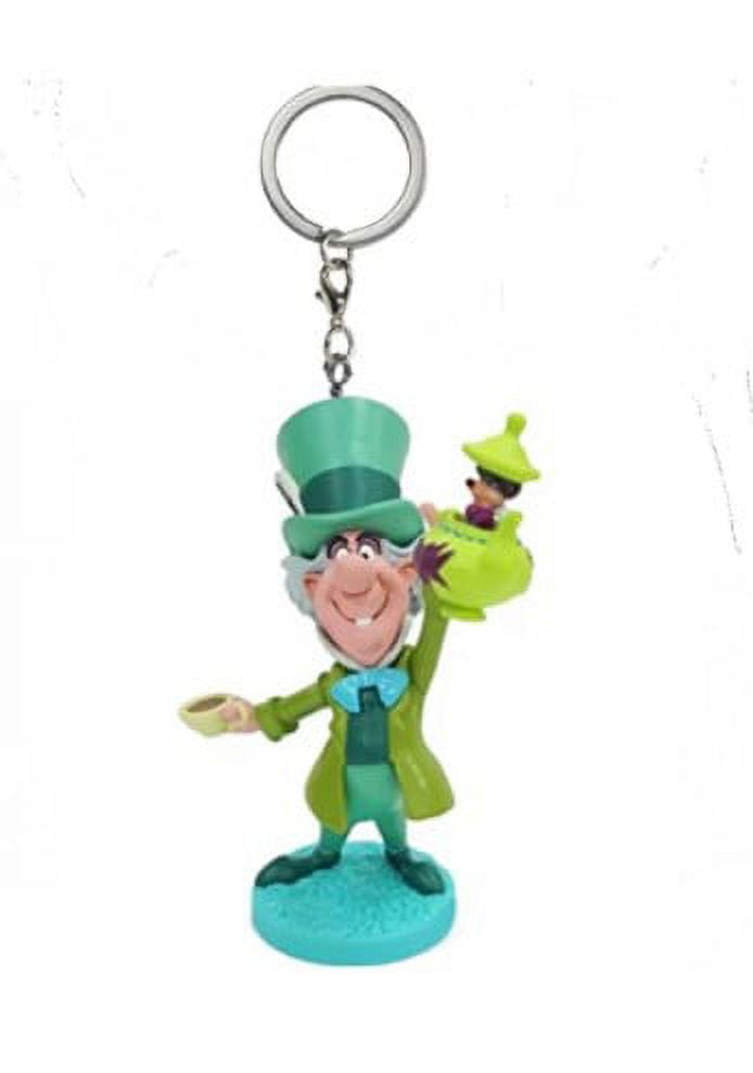 Alice In Wonderland Mad Hatter PVC Key Ring Keychain Key Figure ...