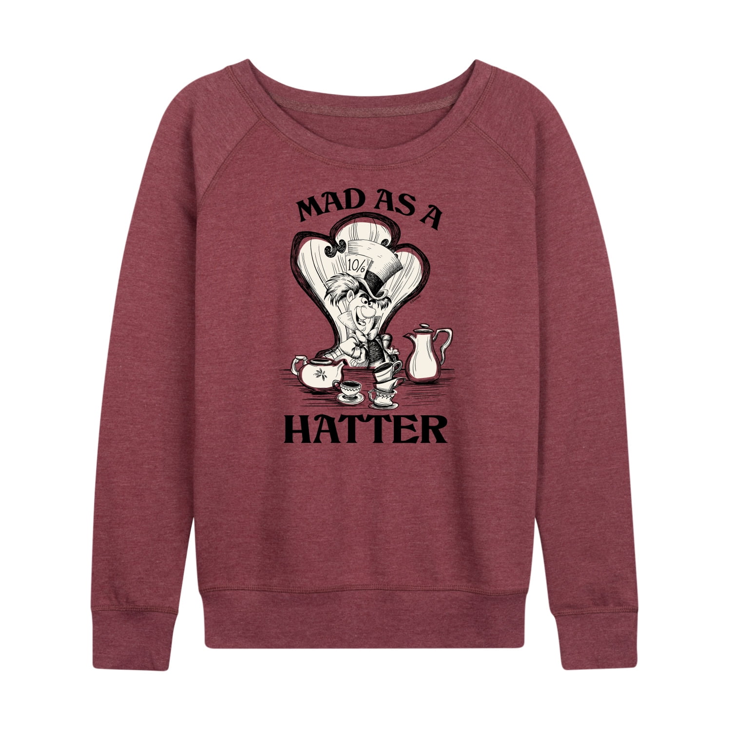 Alice In Wonderland - Mad Hatter - Women's Lightweight French Terry ...