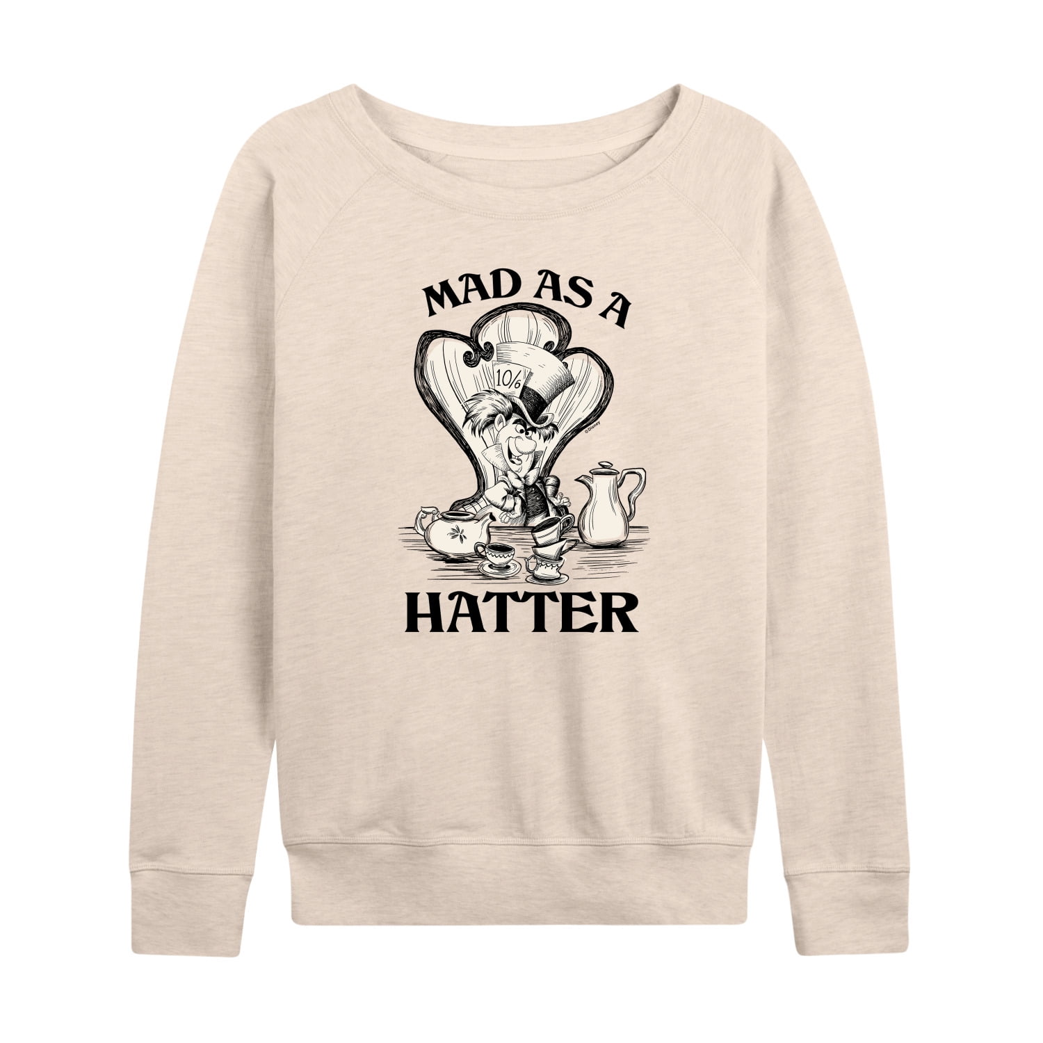 Alice In Wonderland - Mad Hatter - Women's Lightweight French Terry ...