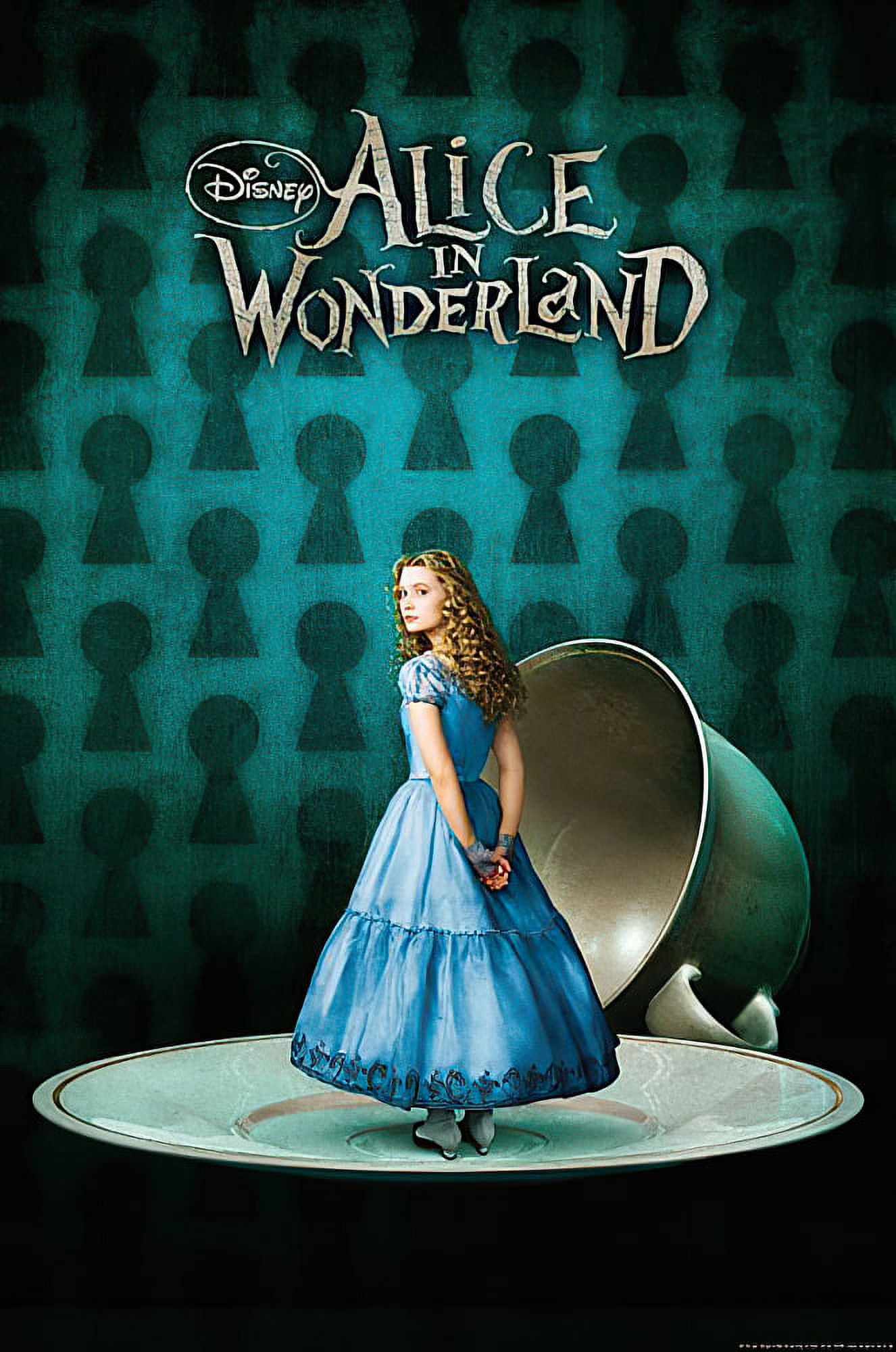 Alice In Wonderland - Movie Poster / Print (Alice On Saucer) (Poster ...