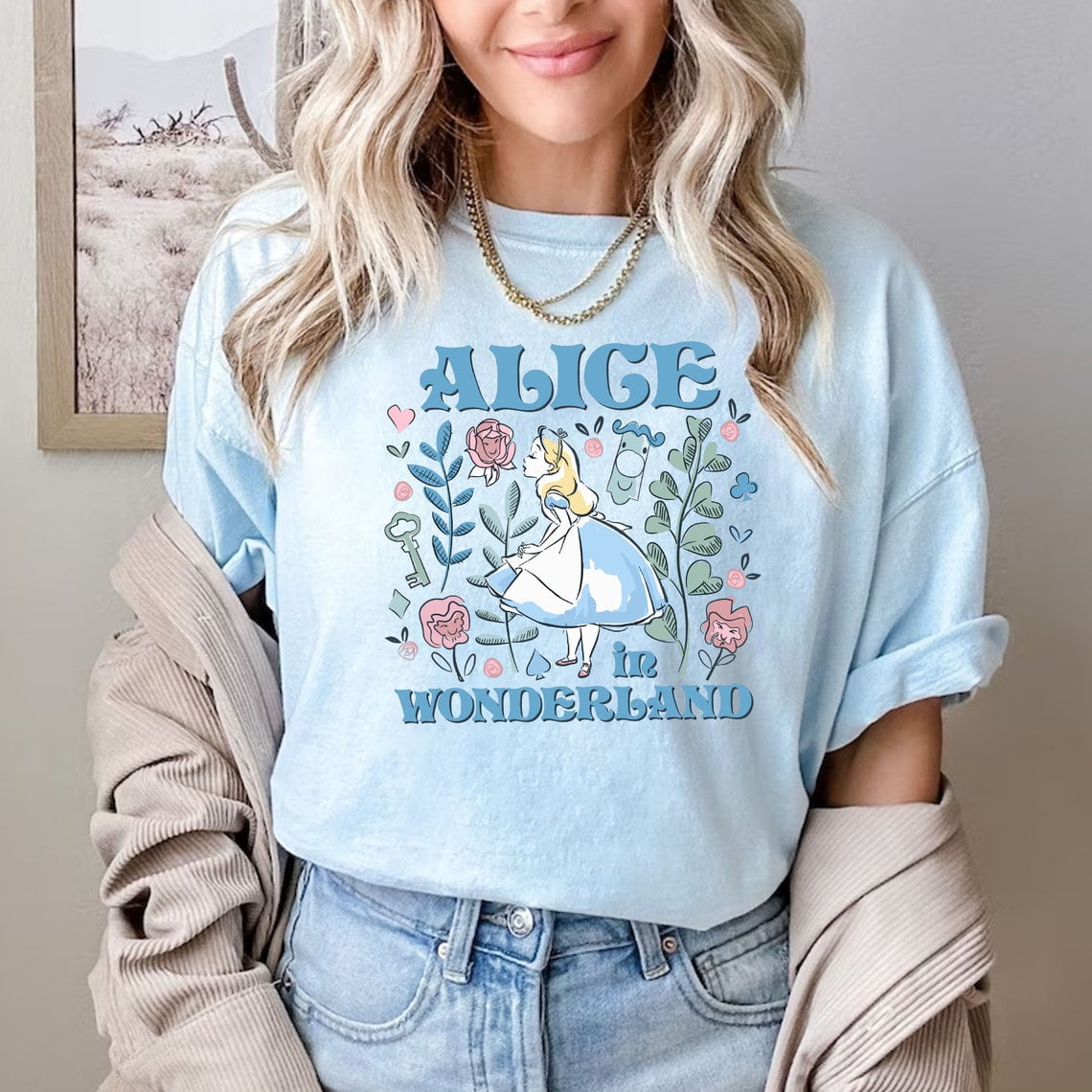 Alice In Wonderland T-Shirt, Disney Alice Tee, Princess Alice Shirt ...