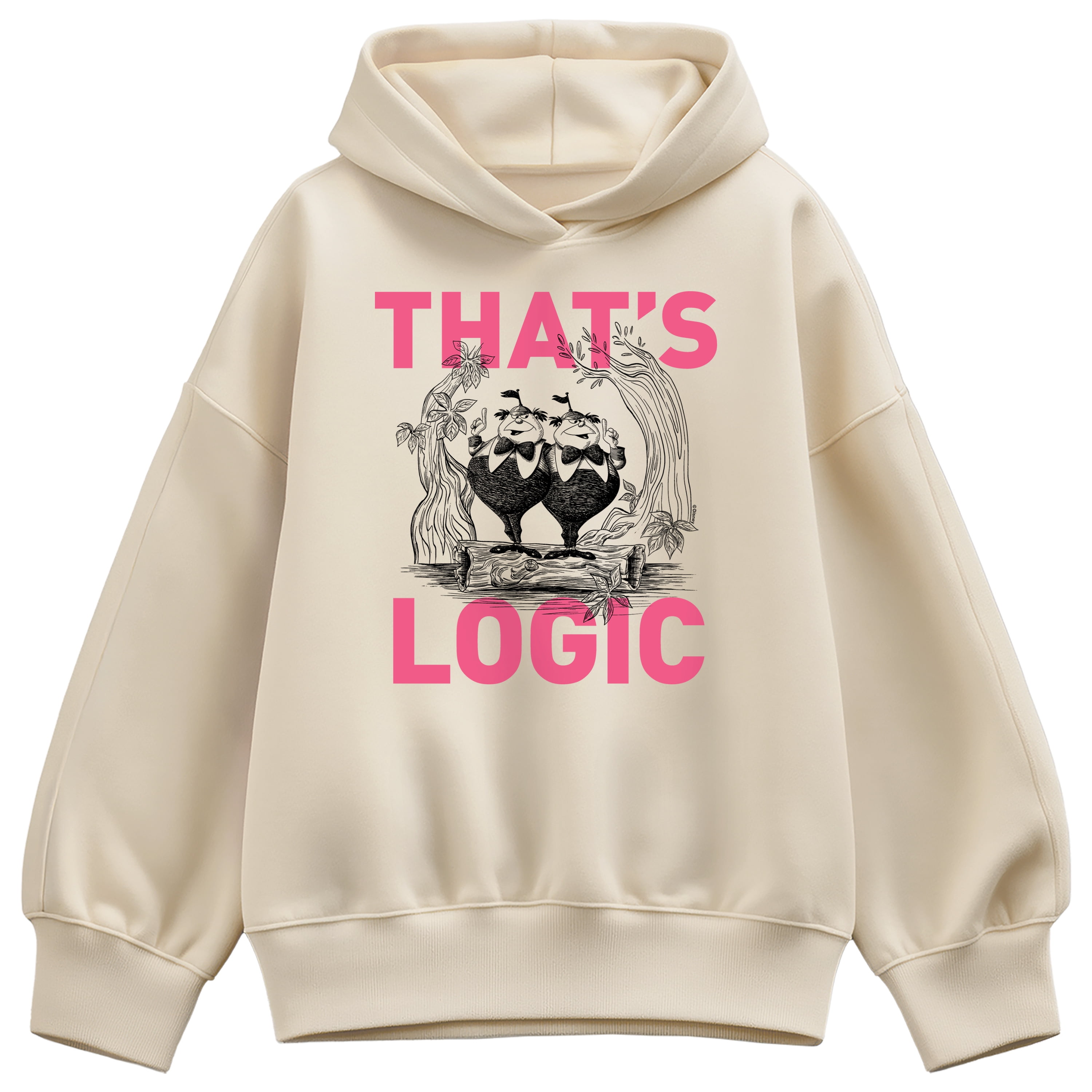 Alice In Wonderland - That's Logic - Women's Oversized Fleece Hoodie ...