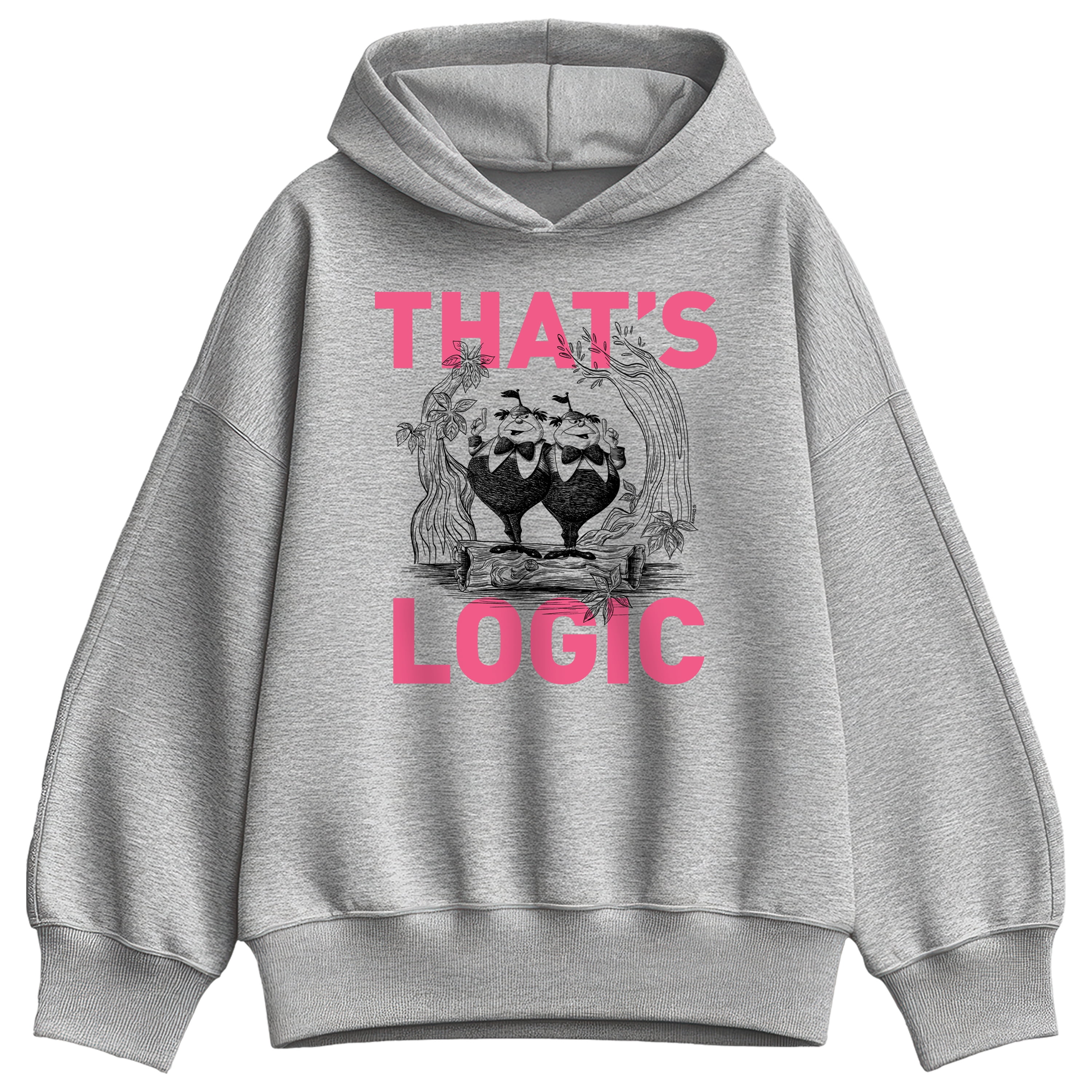 Alice In Wonderland - That's Logic - Women's Oversized Fleece Hoodie ...