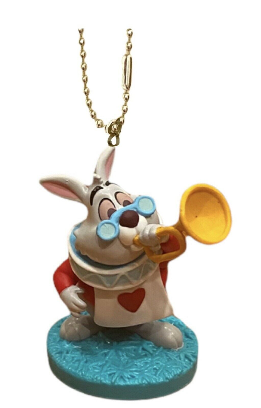 Alice In Wonderland White Rabbit Keychain Dangler Ornament Figure ...