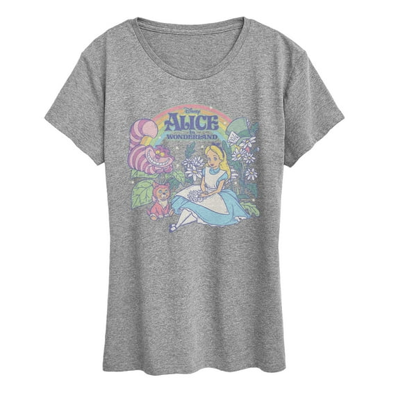 Alice In Wonderland - Wonderland - Women's Short Sleeve Graphic T-Shirt ...