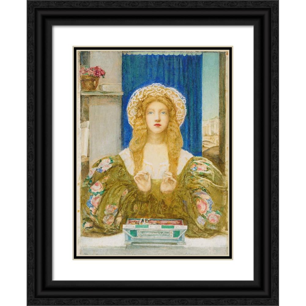 Alice Macallan Swan 19x24 Black Ornate Framed Double Matted Museum Art ...