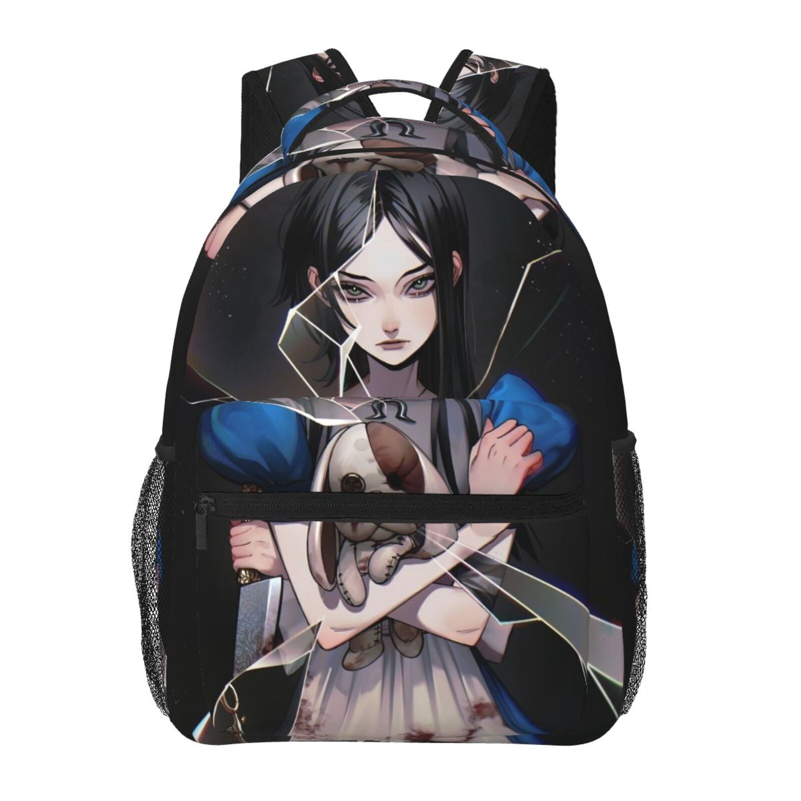 Alice Madness Returns Backpacks All Over Print Cartoon Lightweight ...