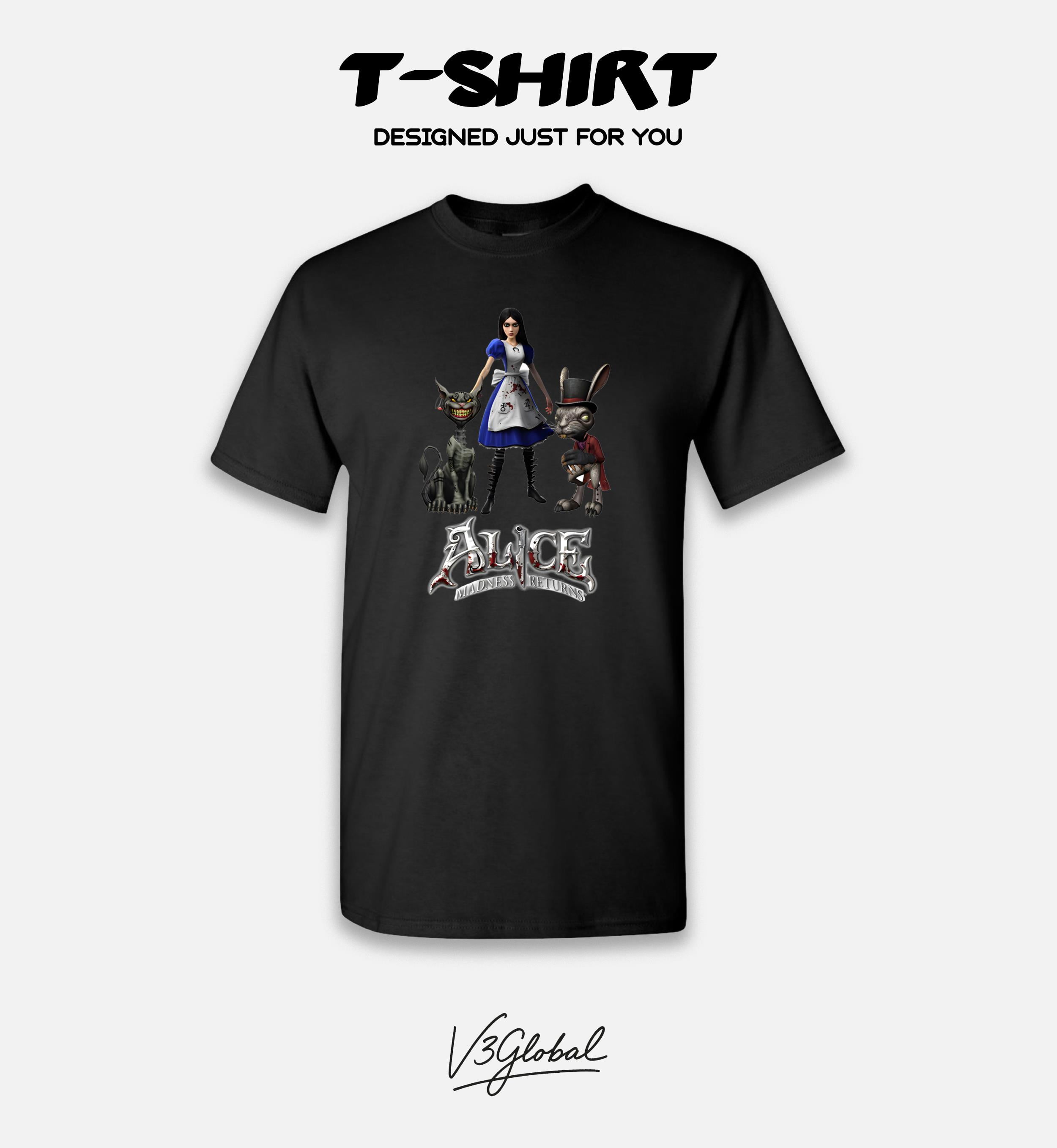 Alice Madness Returns Liddell Cheshire Cat Rabbit Game Dark Fantasy T ...