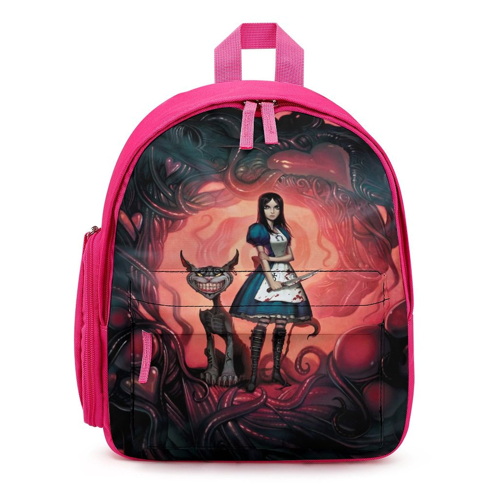 Alice Madness Returns Mini Backpacks Cute Cartoon Casual Small Bookbag ...
