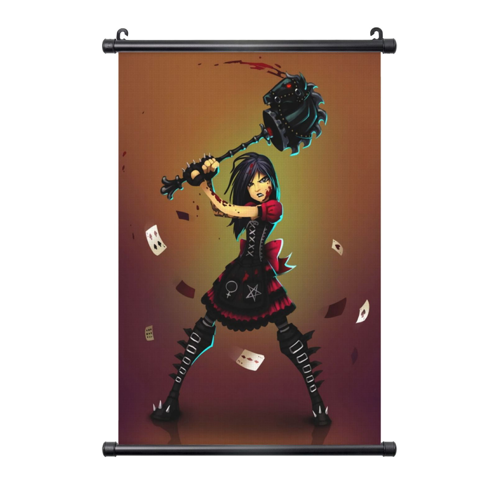 Alice Madness Returns Poster Plastic Shaft Wall Hanging Banner Artwork ...