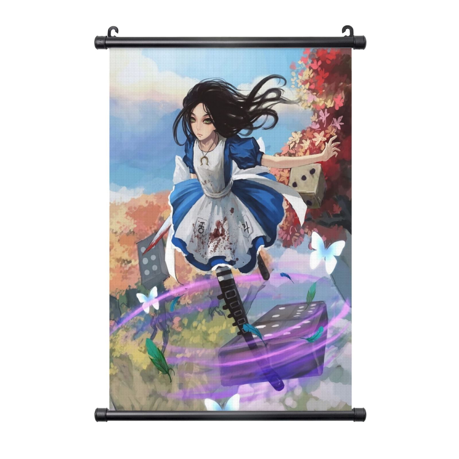 Alice Madness Returns Poster Plastic Shaft Wall Hanging Banner Artwork ...