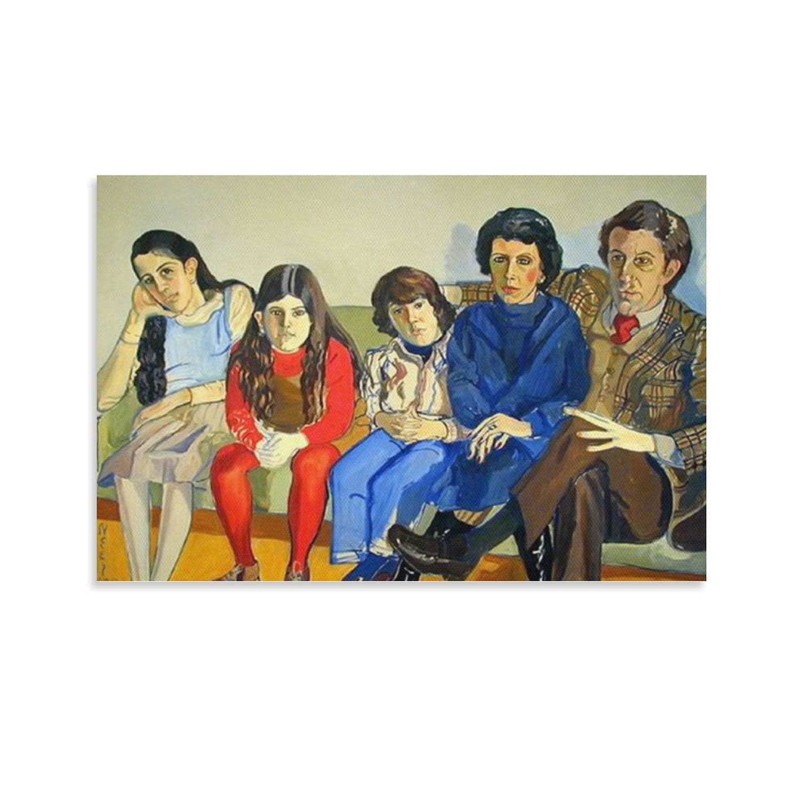 Alice Neel Family Painting Print Photo Art Painting Canvas Poster Home ...