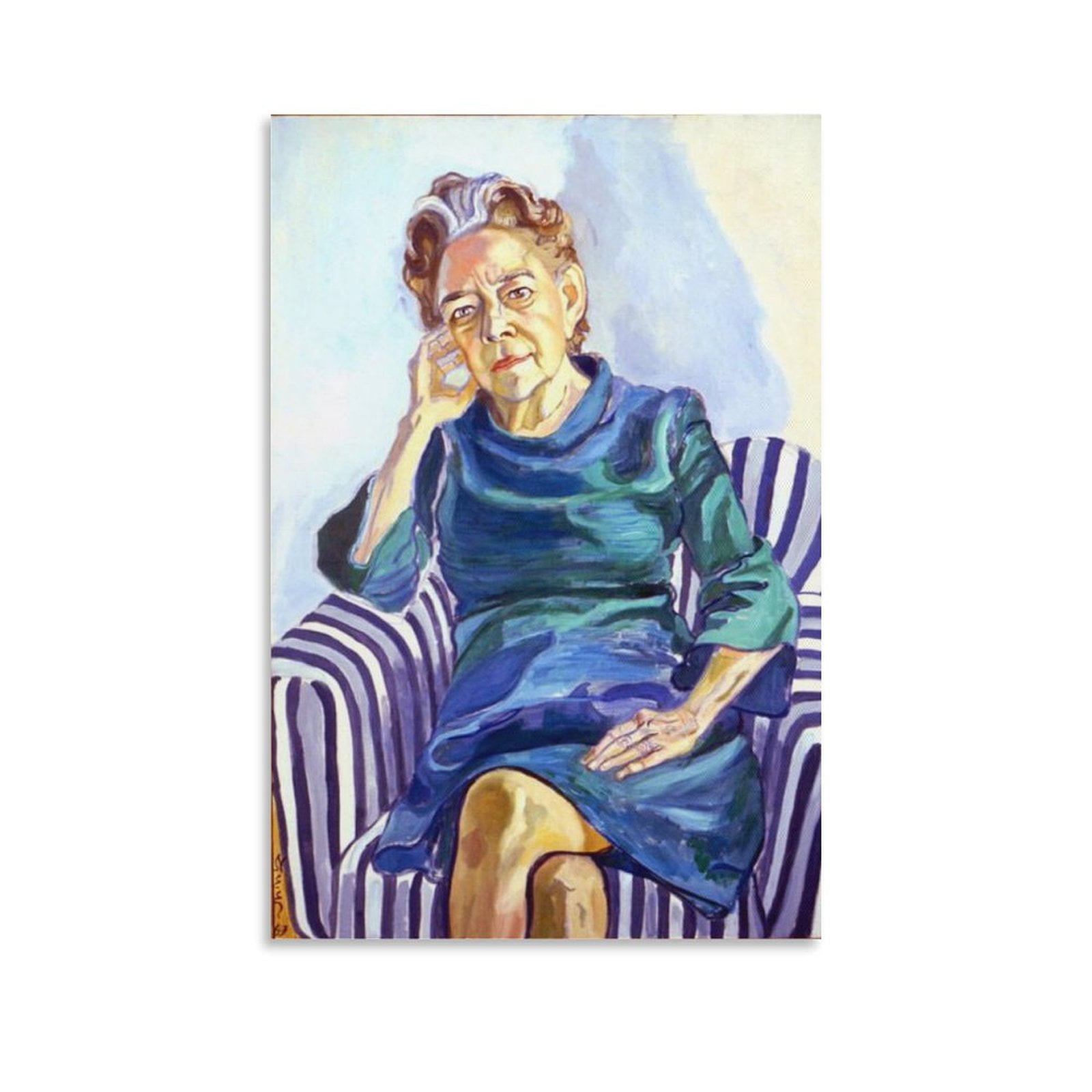 Alice Neel Helen Merrell Lynd 1969 Alice Neel Painting Canvas Poster ...