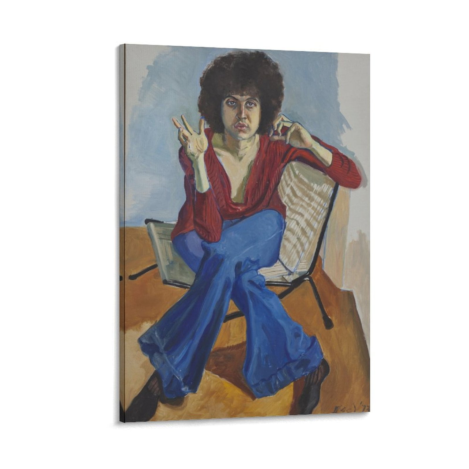 Alice Neel Painting 1951 Canvas Poster Wall Art Picture Prints Hanging ...