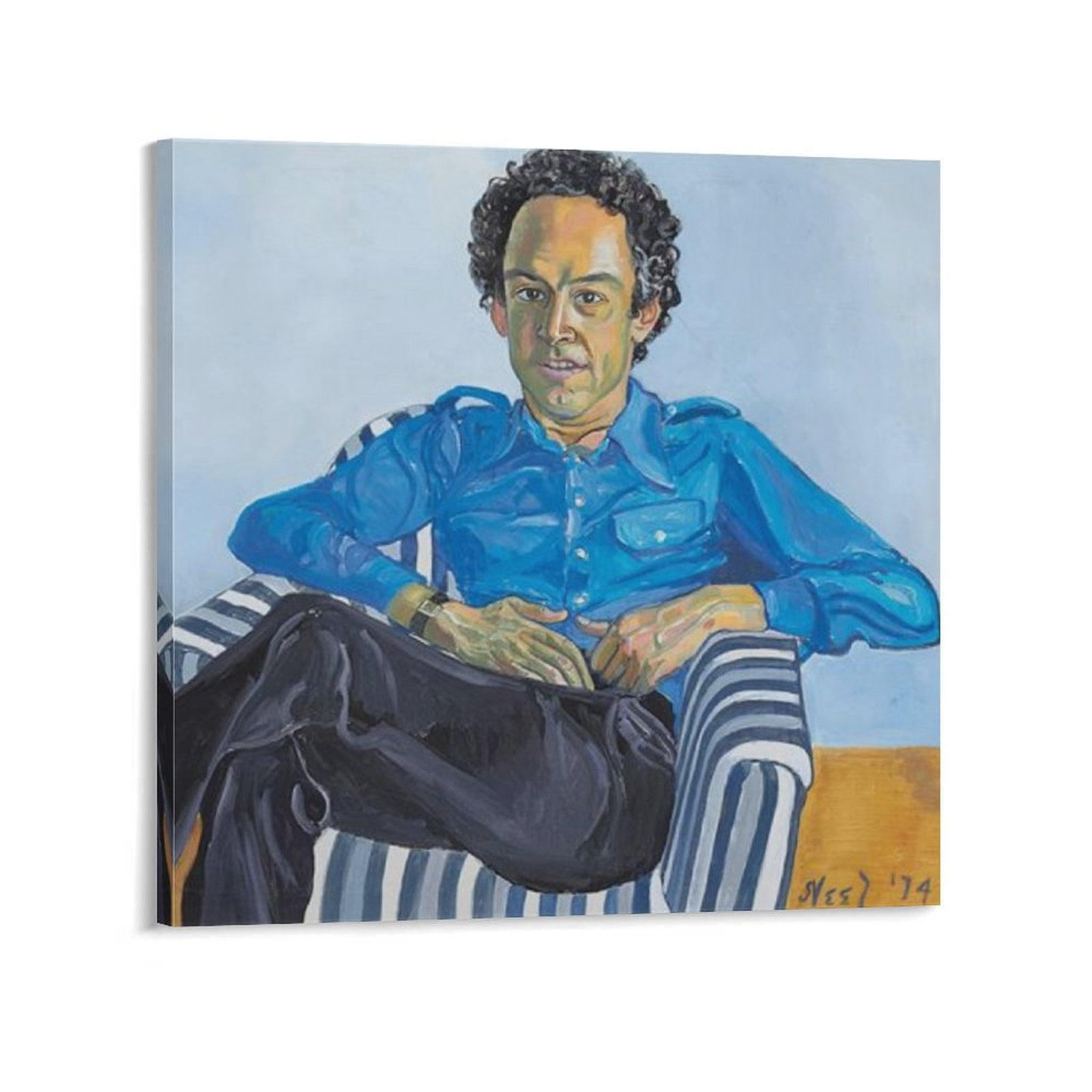Alice Neel Painting 1974 Canvas Poster Wall Art Picture Prints Hanging ...