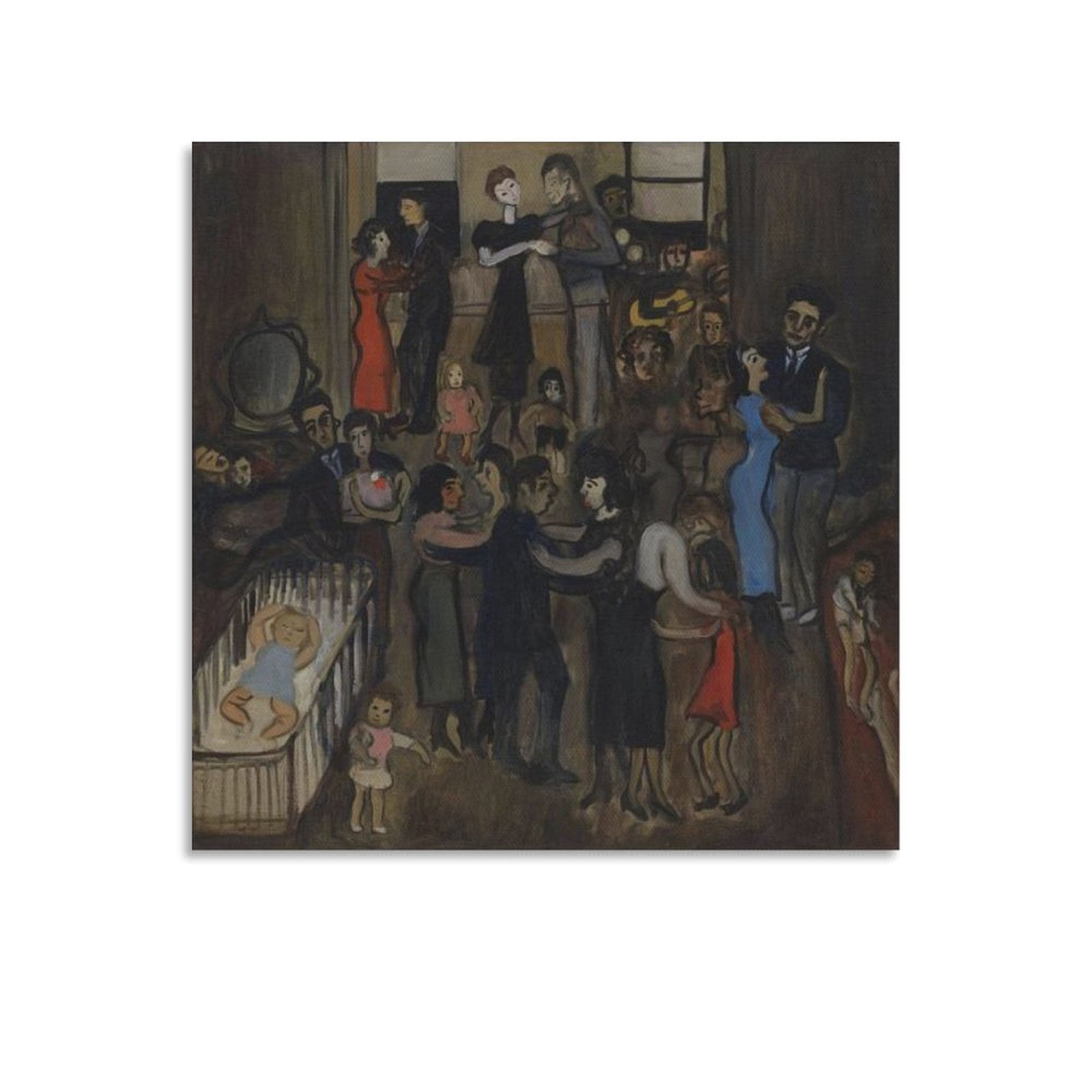 Alice Neel Painting Artworks Painting On Canvas Wall Art Poster Scroll Picture Print Living Room ...